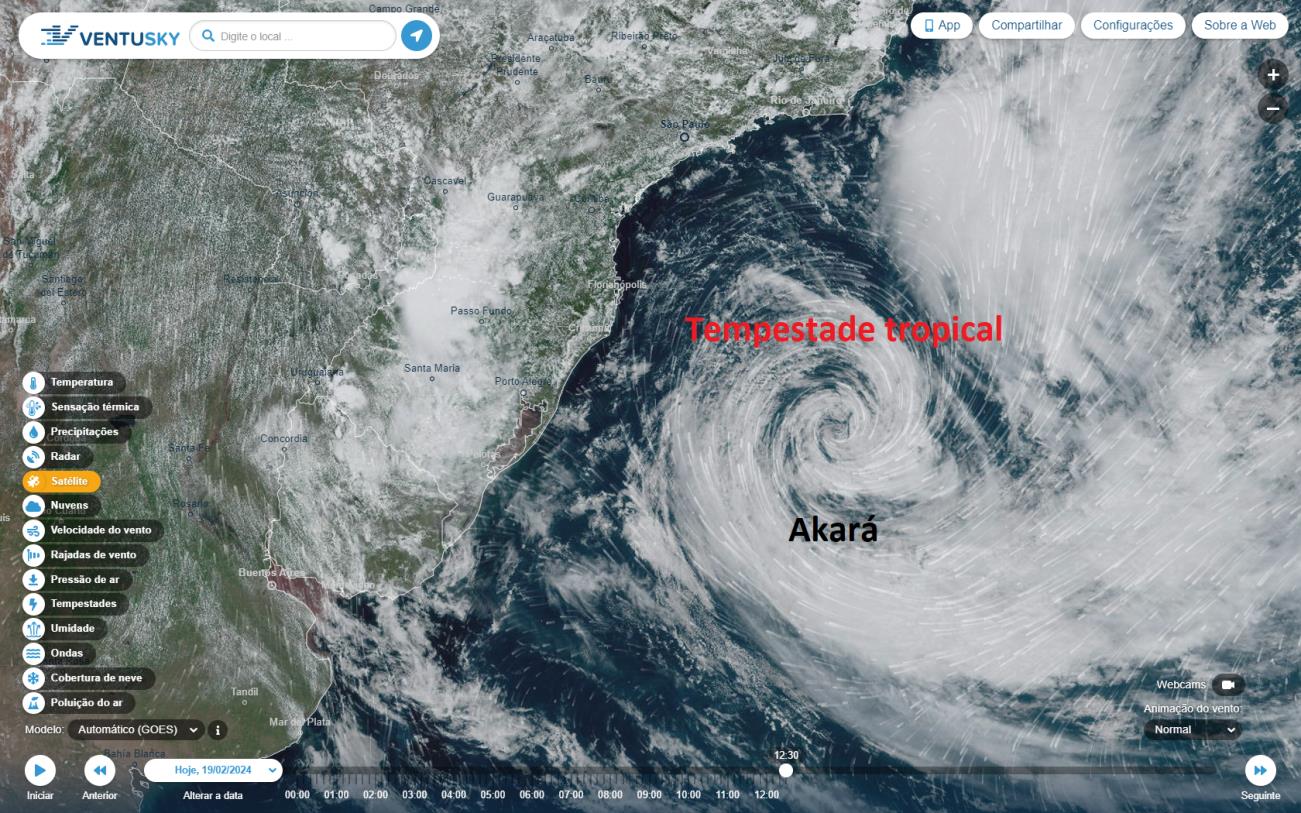 Saiba quais Tempestades Tropicais atuaram no litoral Sul e Sudeste do ...